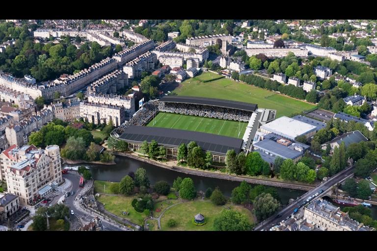 Council backs Kay Elliott’s plans for Bath rugby stadium after 15-year ...